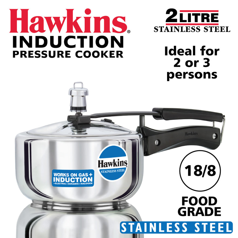 Hawkins Stainless Steel Pressure Cookers – Hawkins Cookers UK